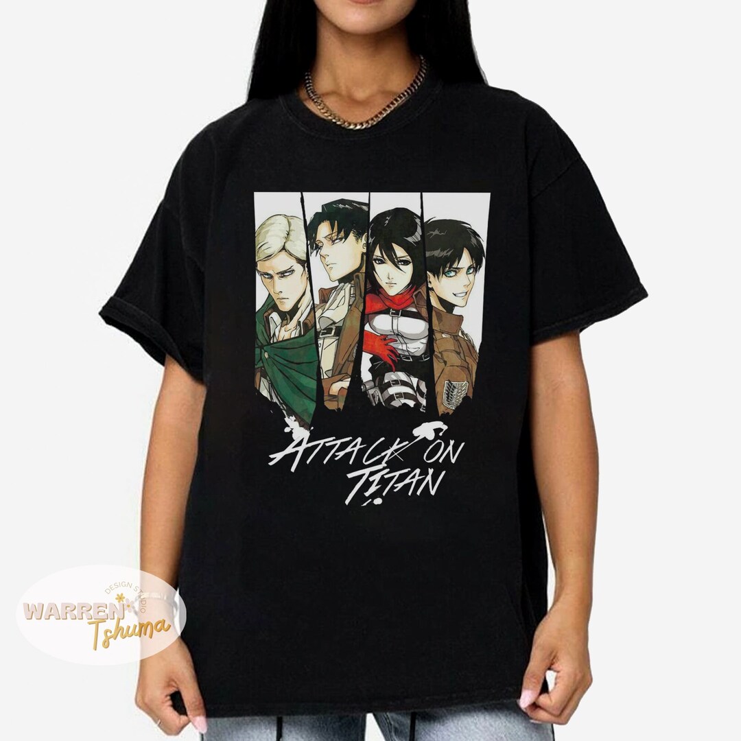 Special Operations Squad AOT Shirt, Levi Erwin Eren Mikasa Shirt, Anime ...
