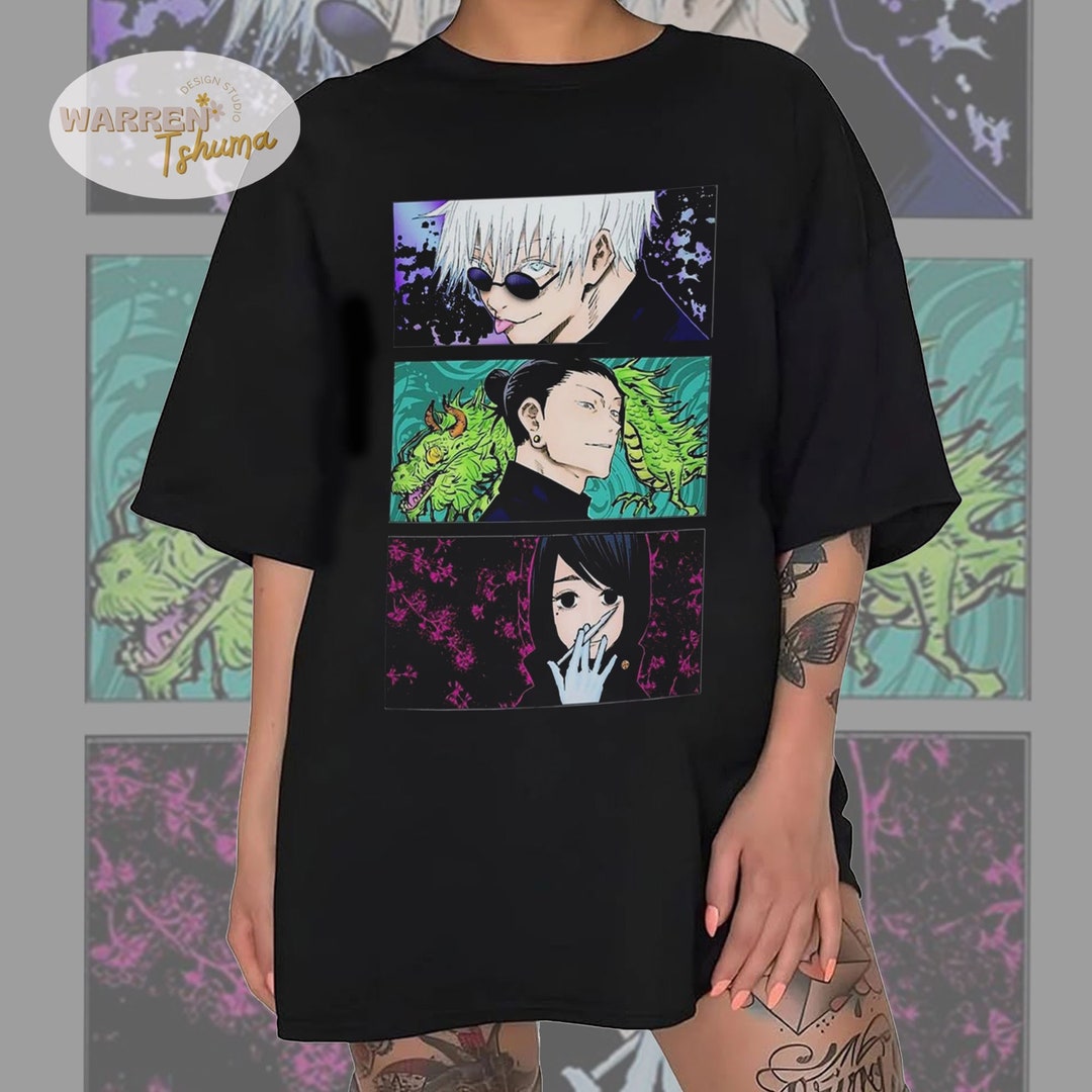 Gojo Geto Shoko High School T-shirt,geto Suguru JJK Shirt, Gojo Satoru ...