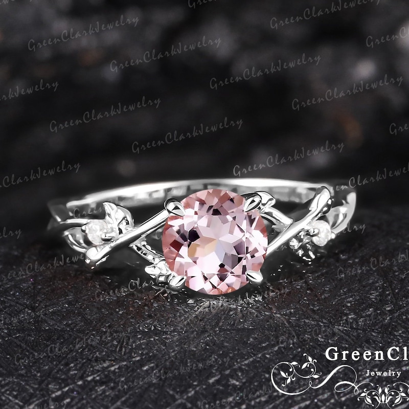 Pink Morganite Ring - Etsy