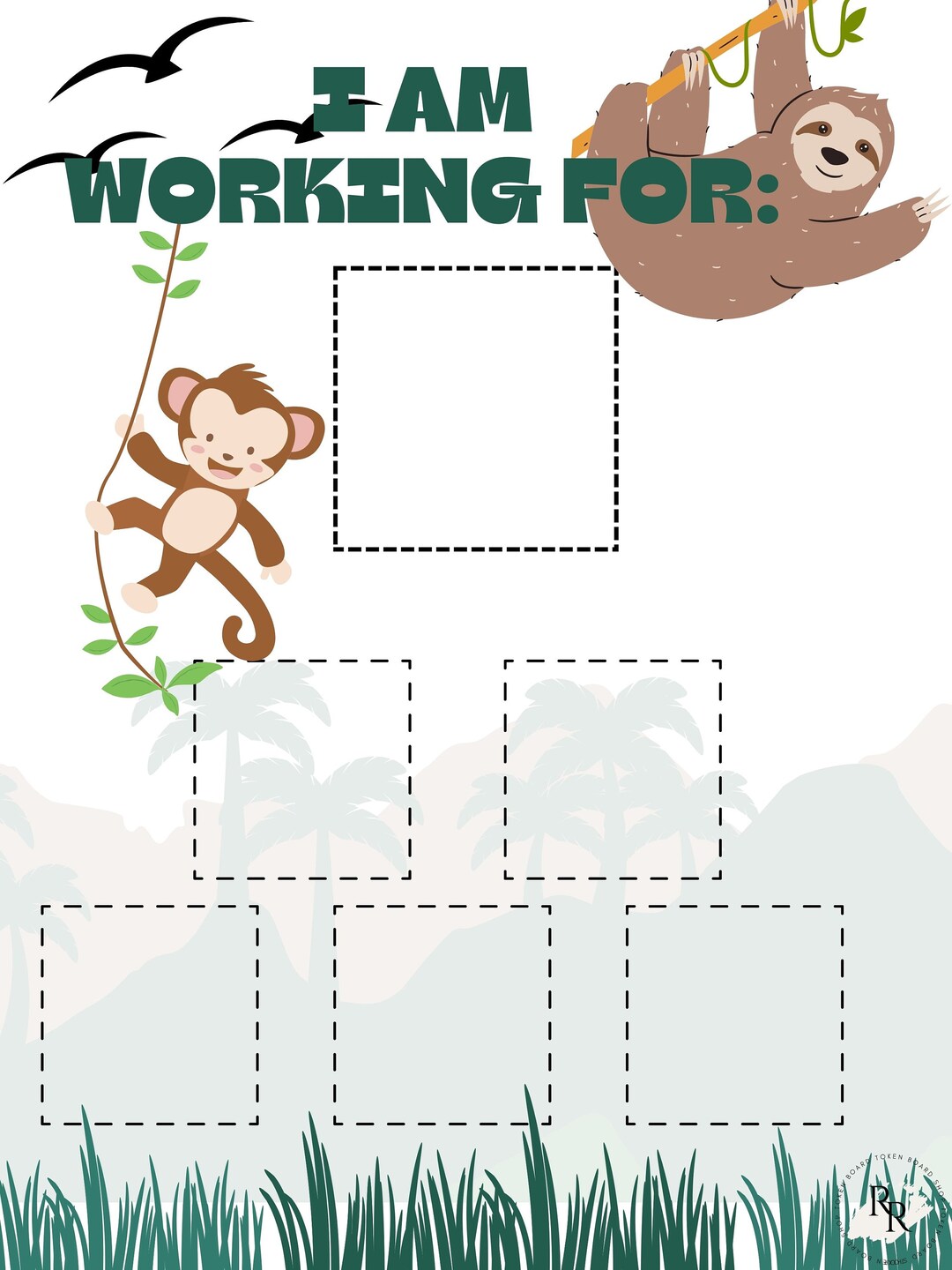 The Zoo Token Board - Etsy