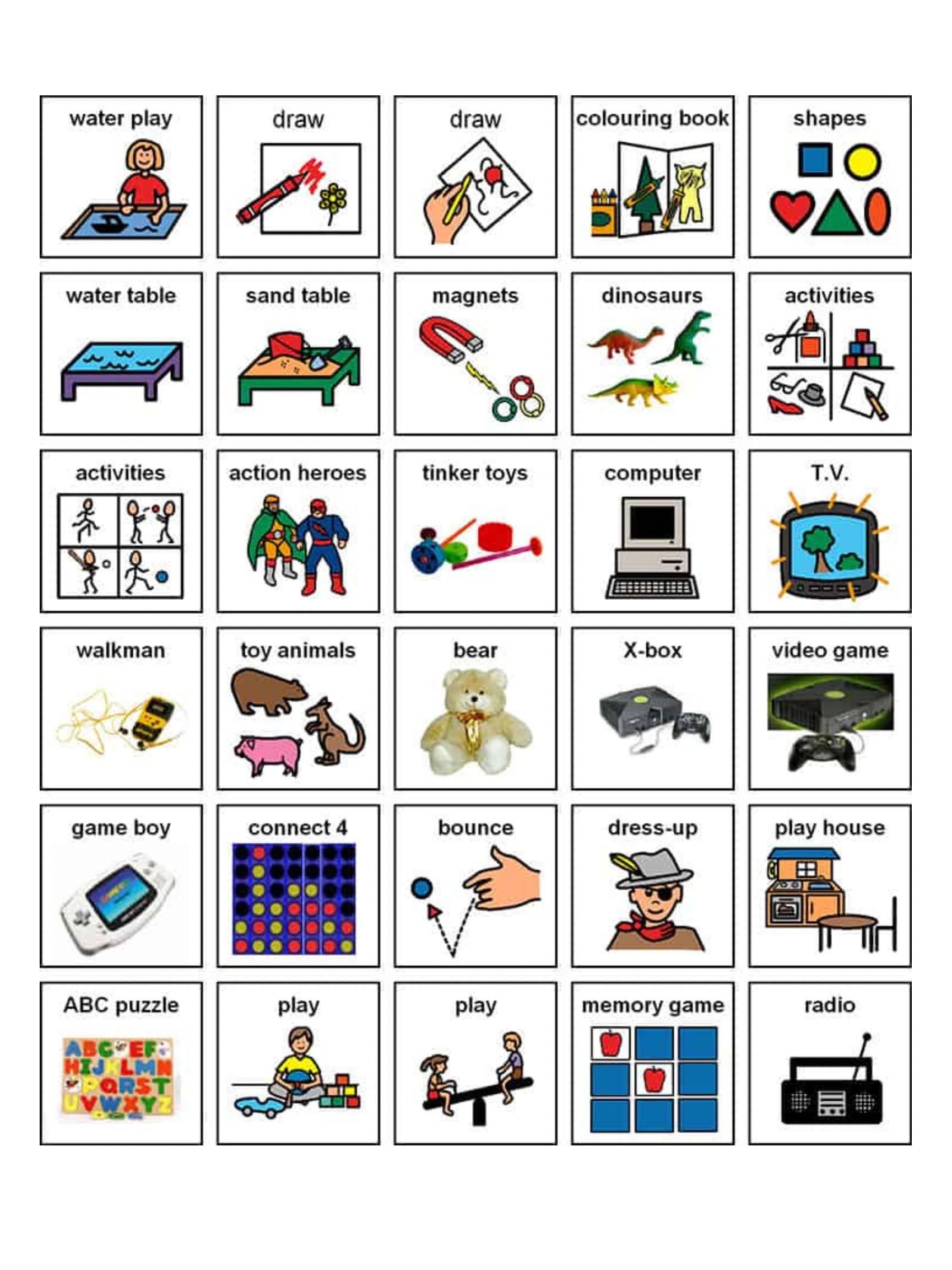 Toy Story Visual Schedule - Etsy