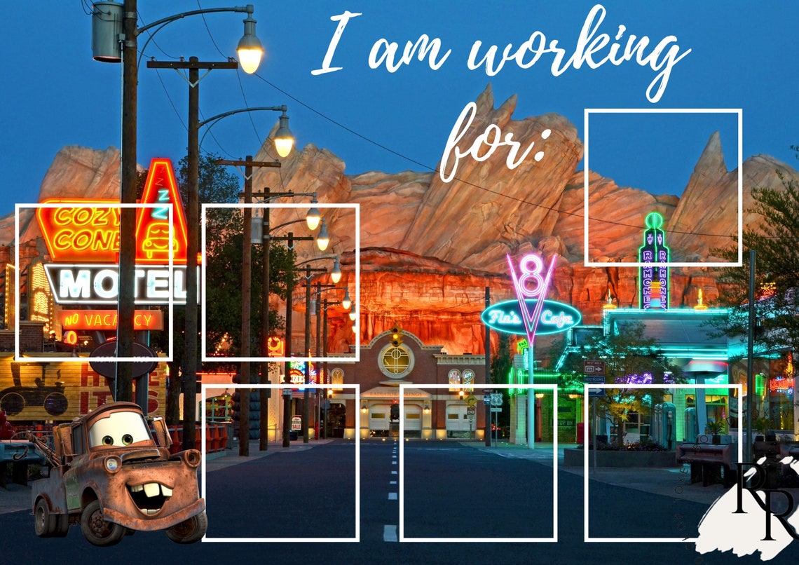 Cars Token Board - Etsy