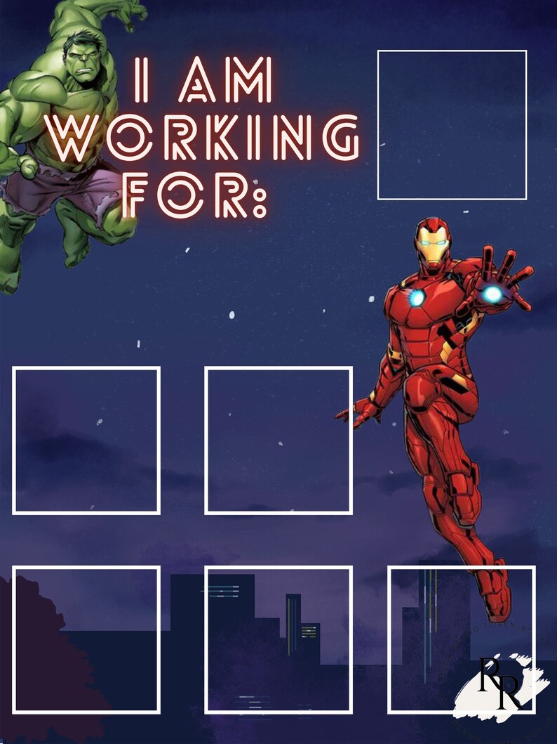 Marvel Token Board - Etsy