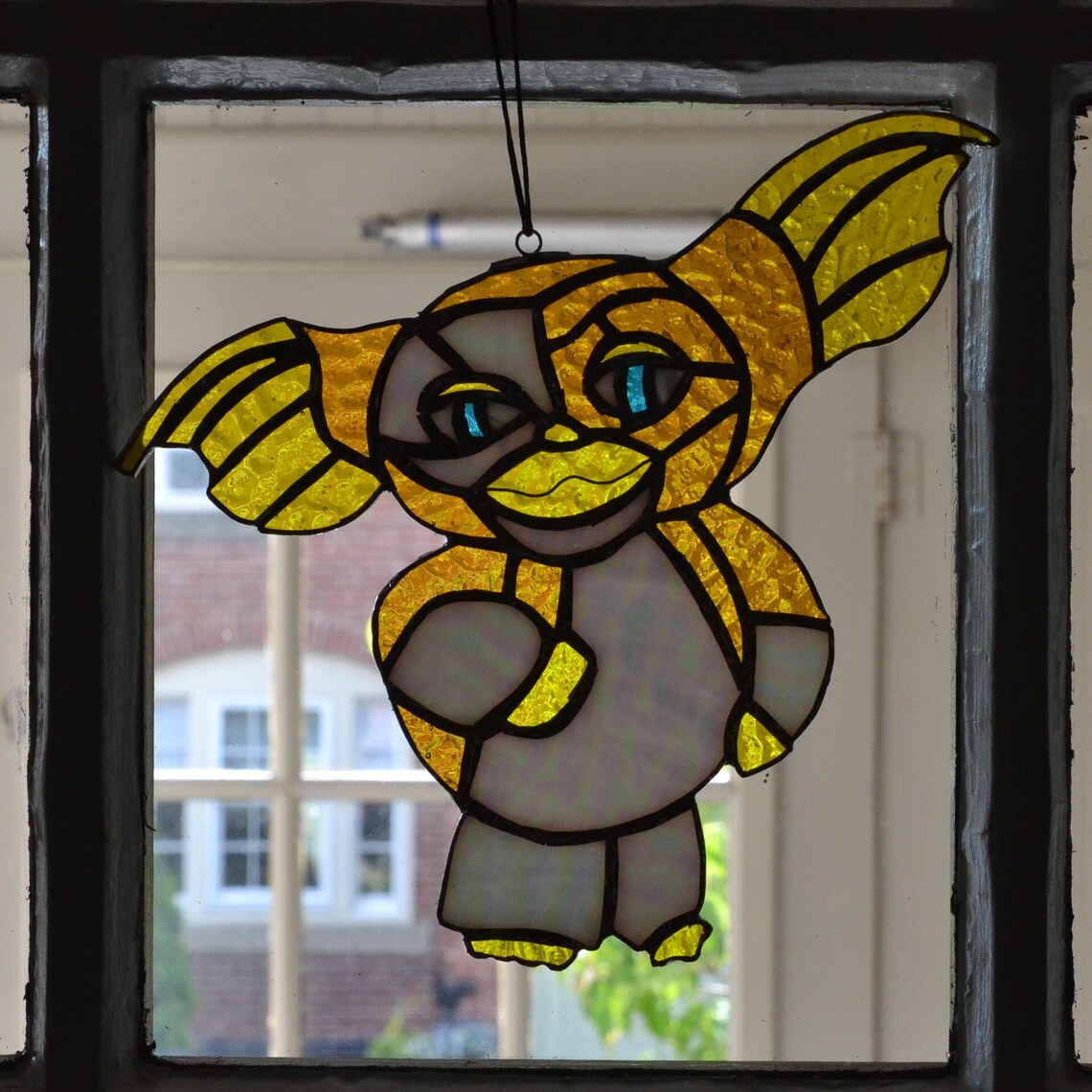 Stained Glass, GIZMO From Gremlins, Window Pannel, Sun Catcher 8x8 Hand ...