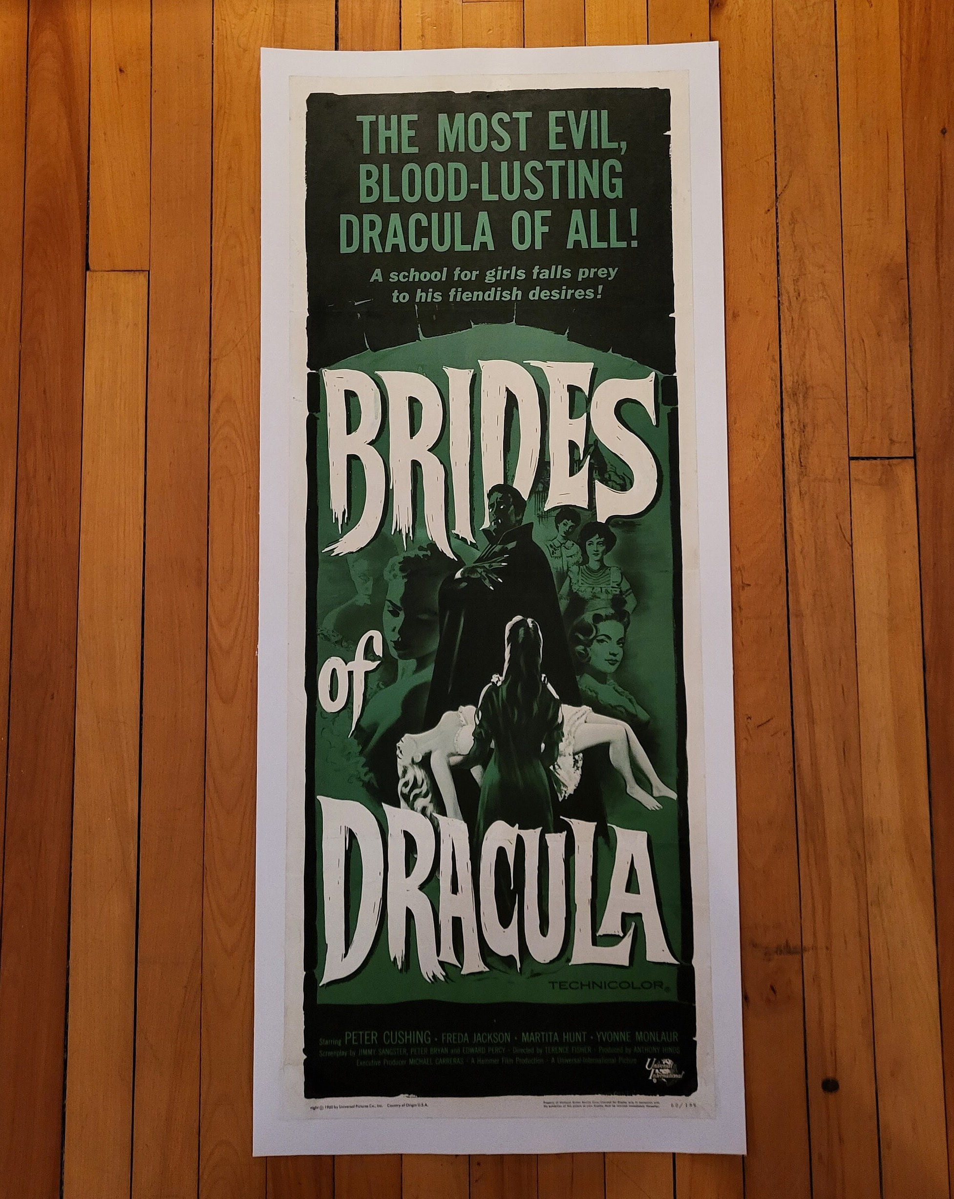 Brides Of Dracula 1960 Poster