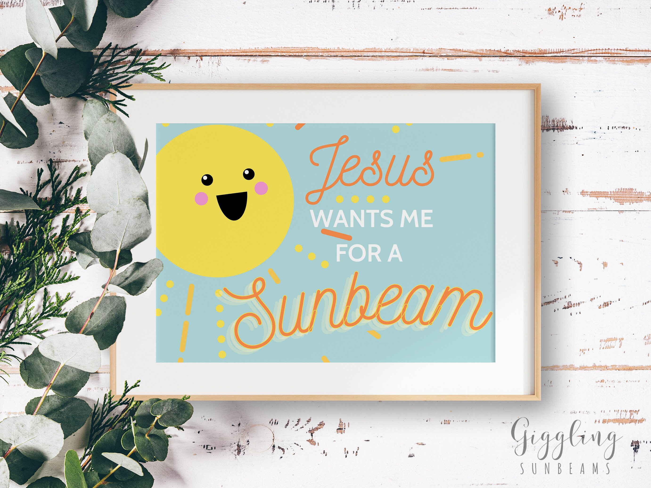 Jesus Wants Me for a Sunbeam Primary Wall Decor for Room Gift for Child ...
