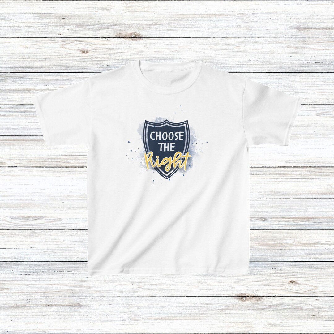 Choose the Right Shirt for Kids, LDS Gift for Boys and Girls, Gift for ...