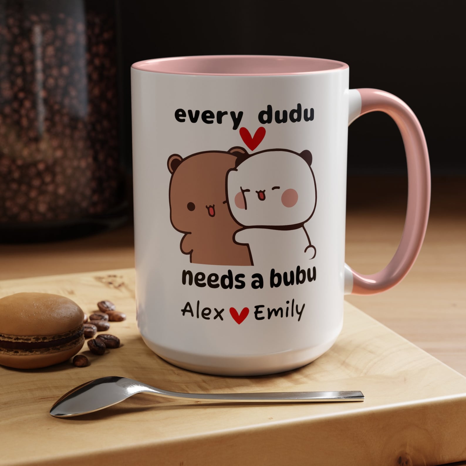 Custom Bubu Dudu Mug - Personalized Panda Bear Mug,cute Gift |bubu Dudu ...