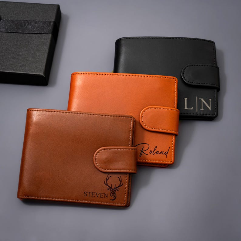 Personalized Wallet, Mens Wallet, Custom Engraved Wallet, Groomsmen ...
