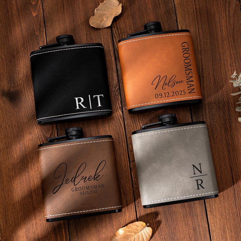 Groomsmen Flasks - Etsy