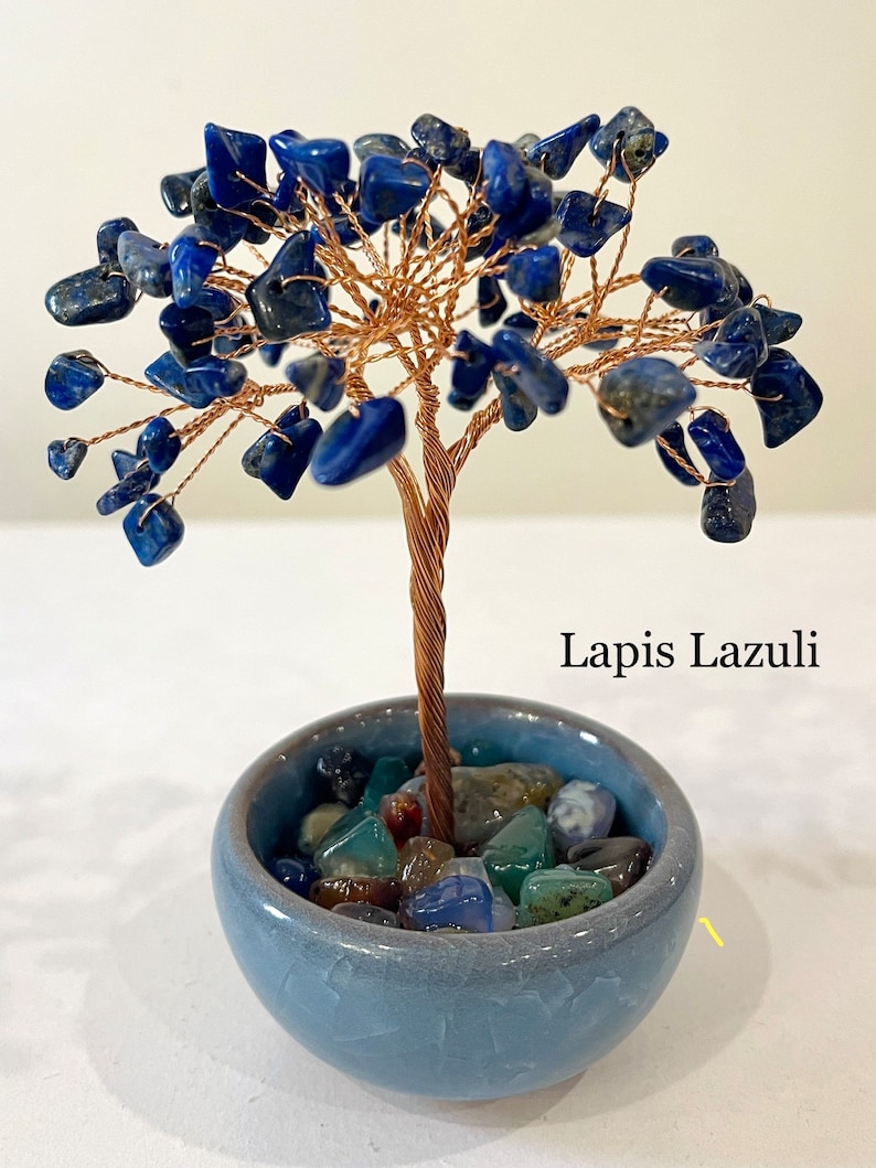Natural Crystal Tree of Life Choose Your Favorite Crystal - Etsy