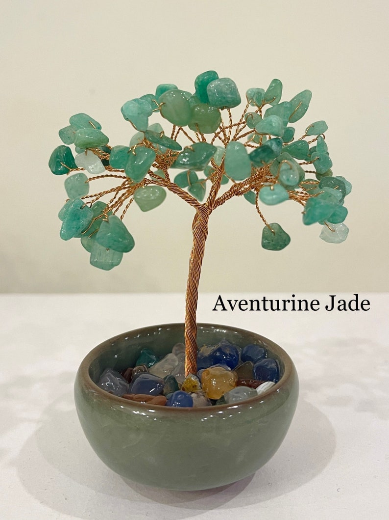 Natural Crystal Tree of Life Choose Your Favorite Crystal - Etsy