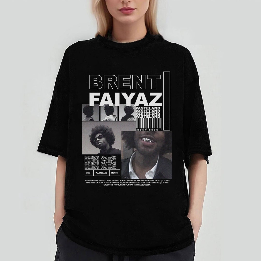 Vintage Brent Faiyaz Rapper Shirt Brent Faiyaz Shirt Brent Etsy