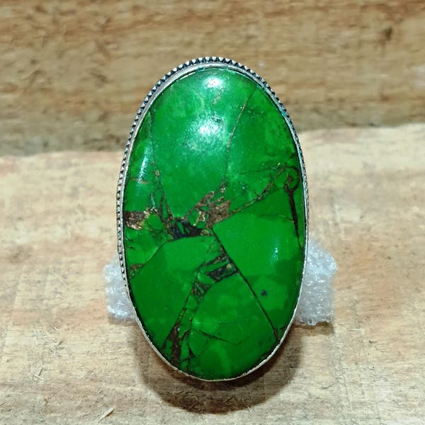 Green Turquoise Ring - Etsy