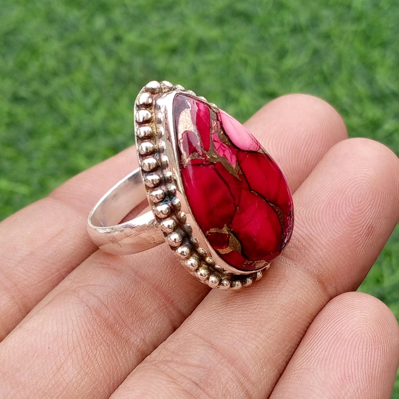 Red Copper Turquoise - Etsy