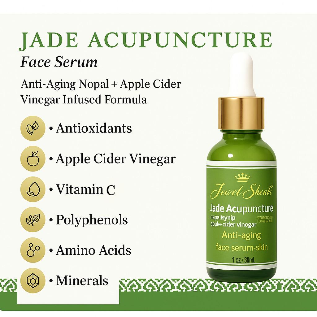 H30 Nopal Syrup Cactus Face Serum | Jade Acupuncture | Improves Tone ...