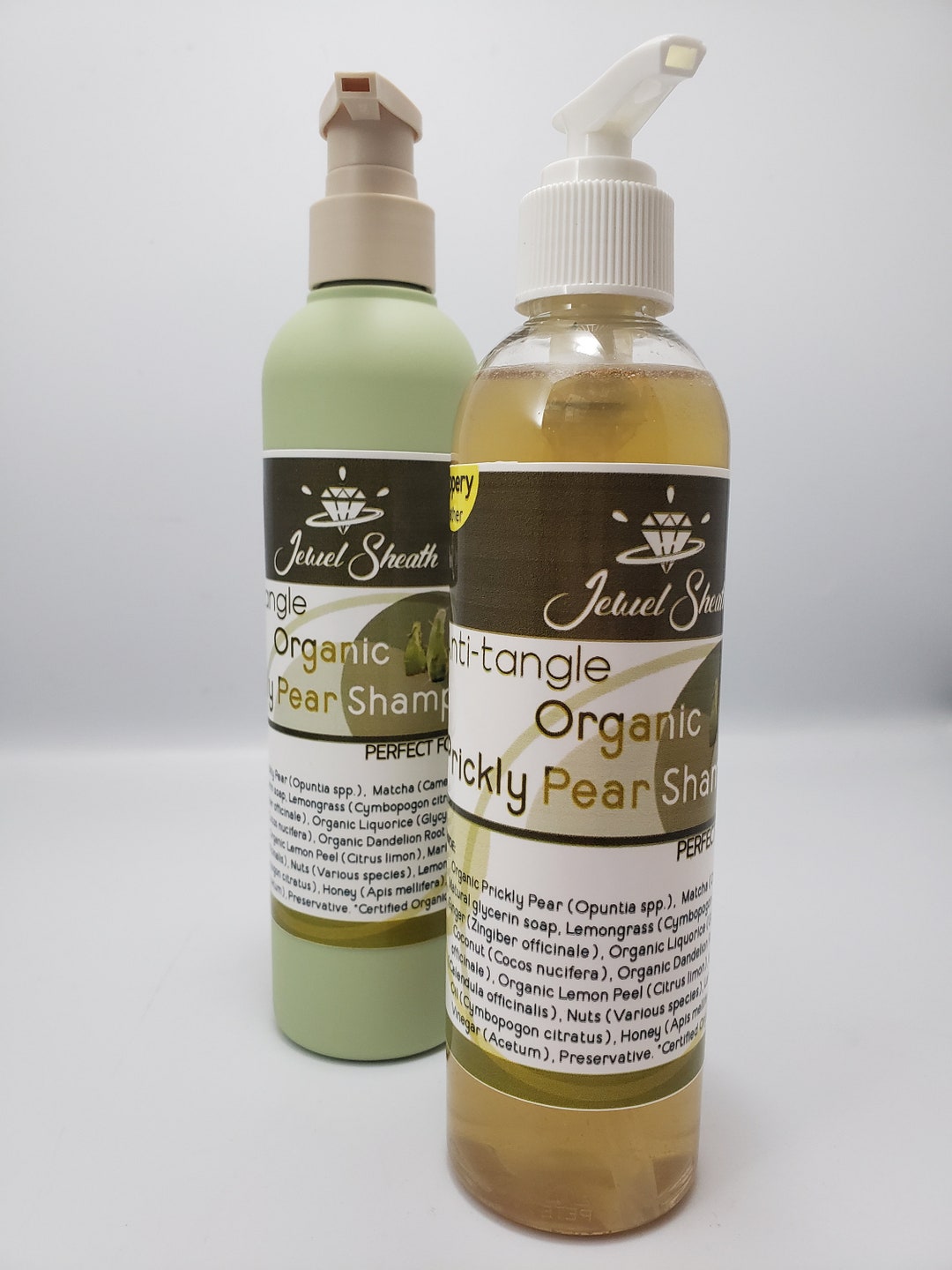 Organic Anti-tangle Prickly Pear Shampoo Slippery and Foamy No Tangle ...