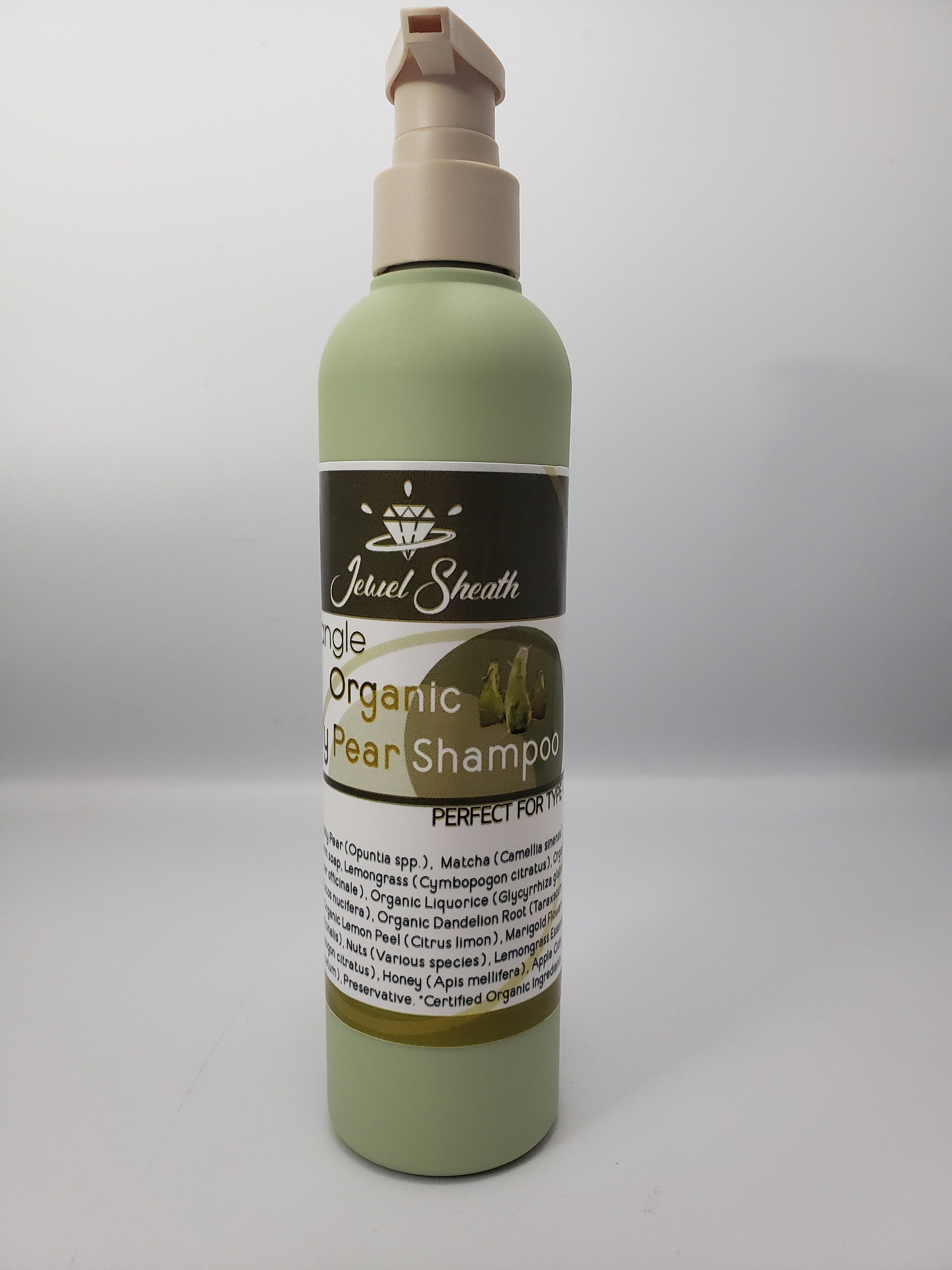 Organic Anti-tangle Prickly Pear Shampoo | Slippery and Foamy | No ...