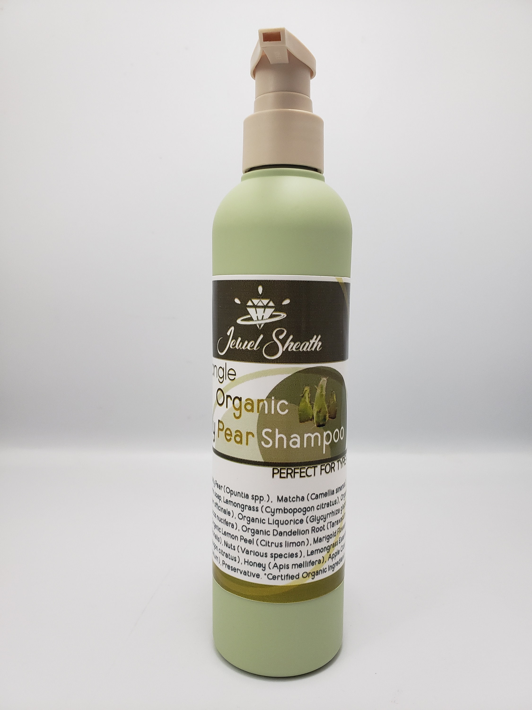 Organic Anti-tangle Prickly Pear Shampoo Slippery and Foamy No Tangle ...
