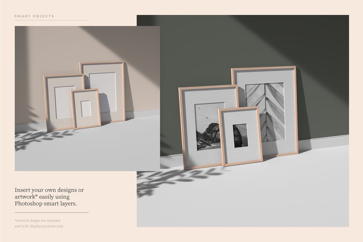 Frame Mockup Bundle | PSD & JPG, Smart Object Layers - Etsy