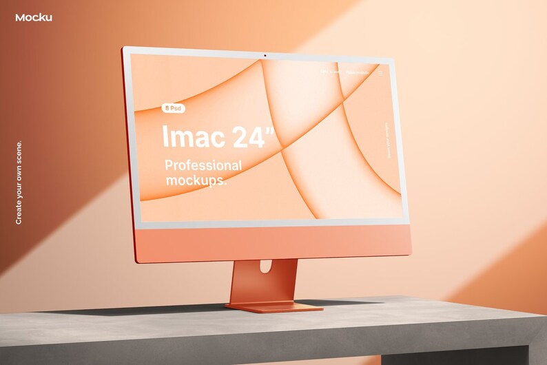 Imac 24" Professional Mockups - Etsy