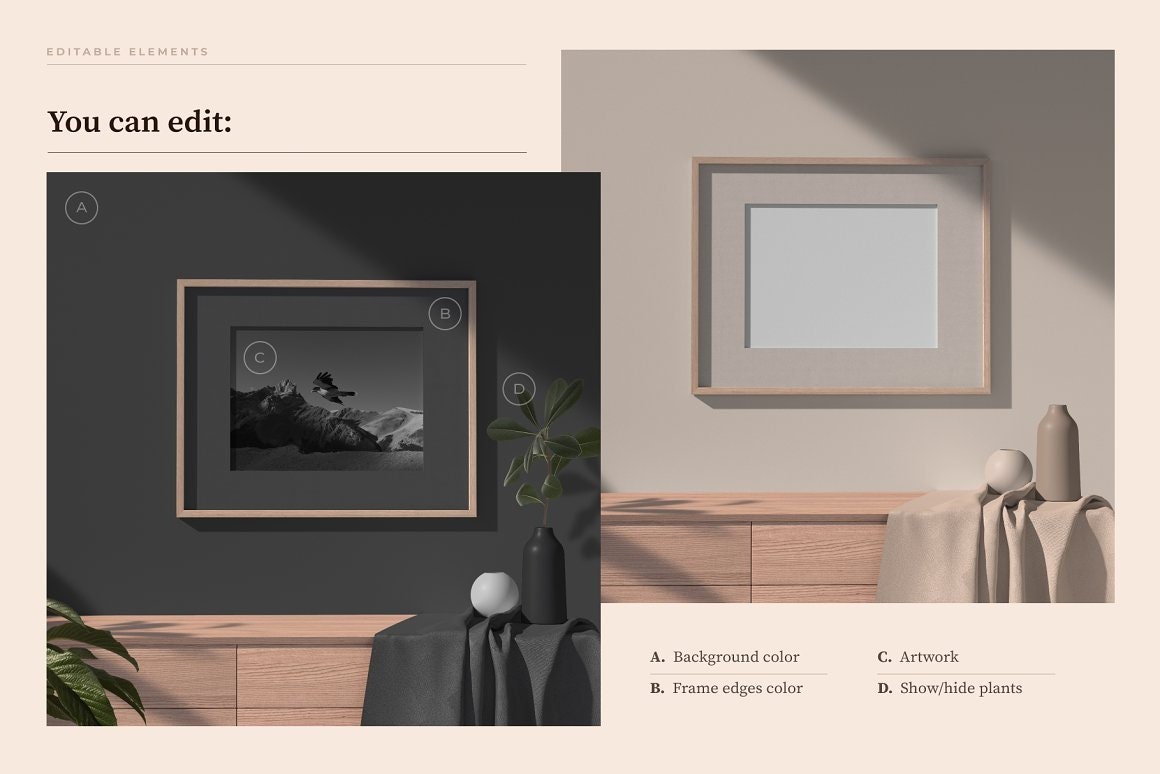 Frame Mockups - Etsy