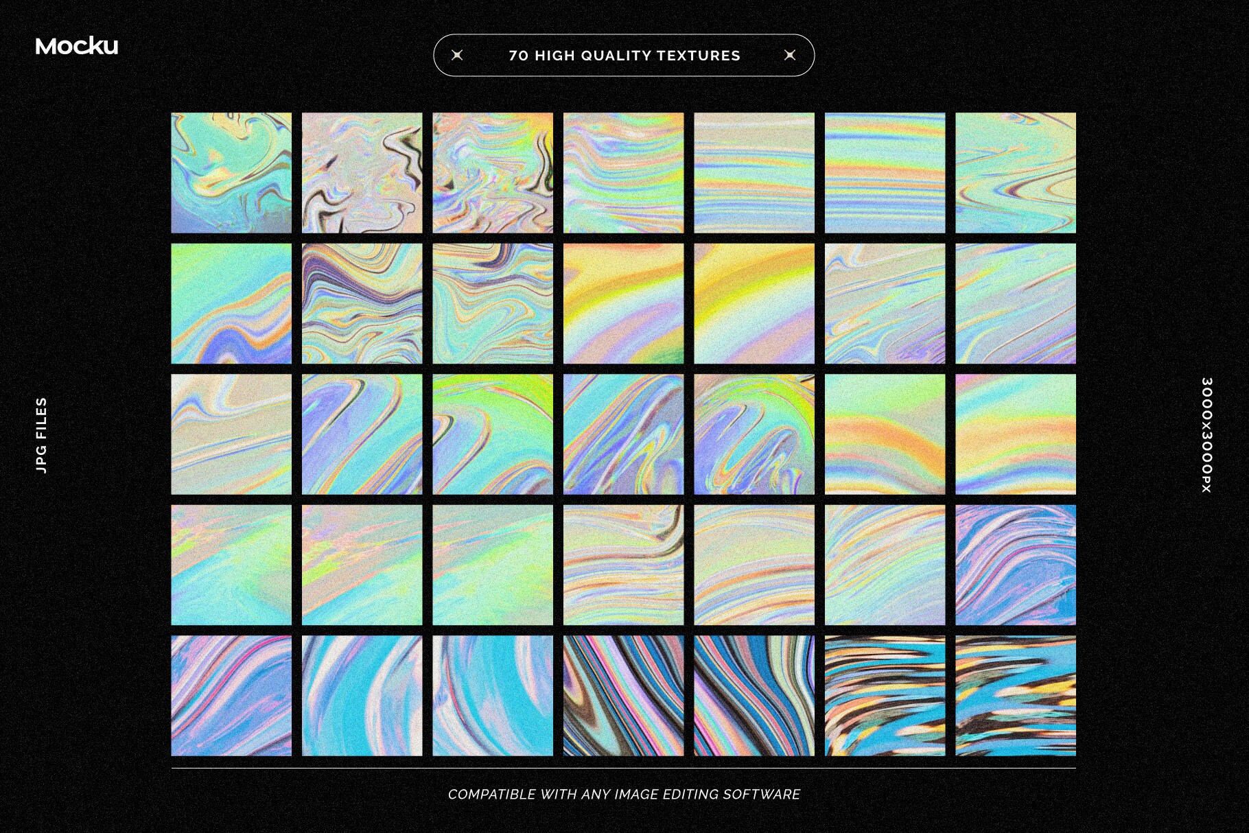 Holo Liquid Noise Textures | Mega Pack - Etsy