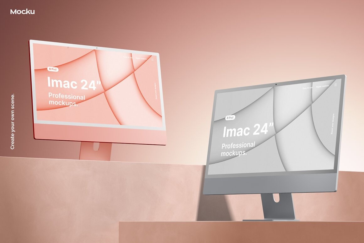 Imac 24" Professional Mockups - Etsy