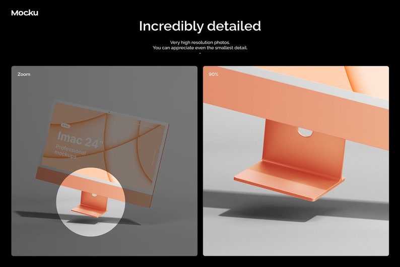 Imac 24" Professional Mockups - Etsy