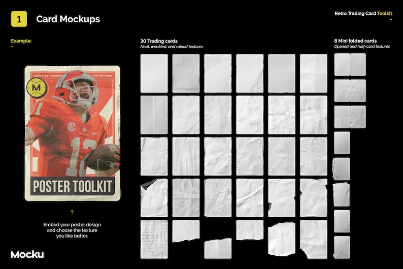 Retro Trading Card Toolkit - Etsy