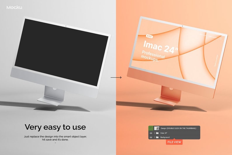 Imac 24" Professional Mockups - Etsy