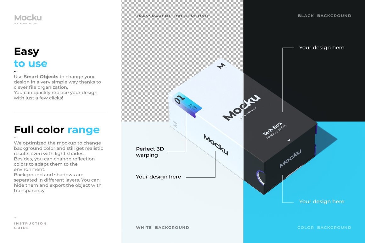 Tech Box Mockup Megapack - Etsy