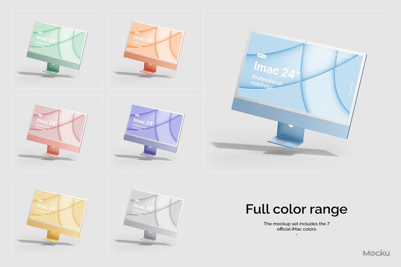Imac 24" Professional Mockups - Etsy