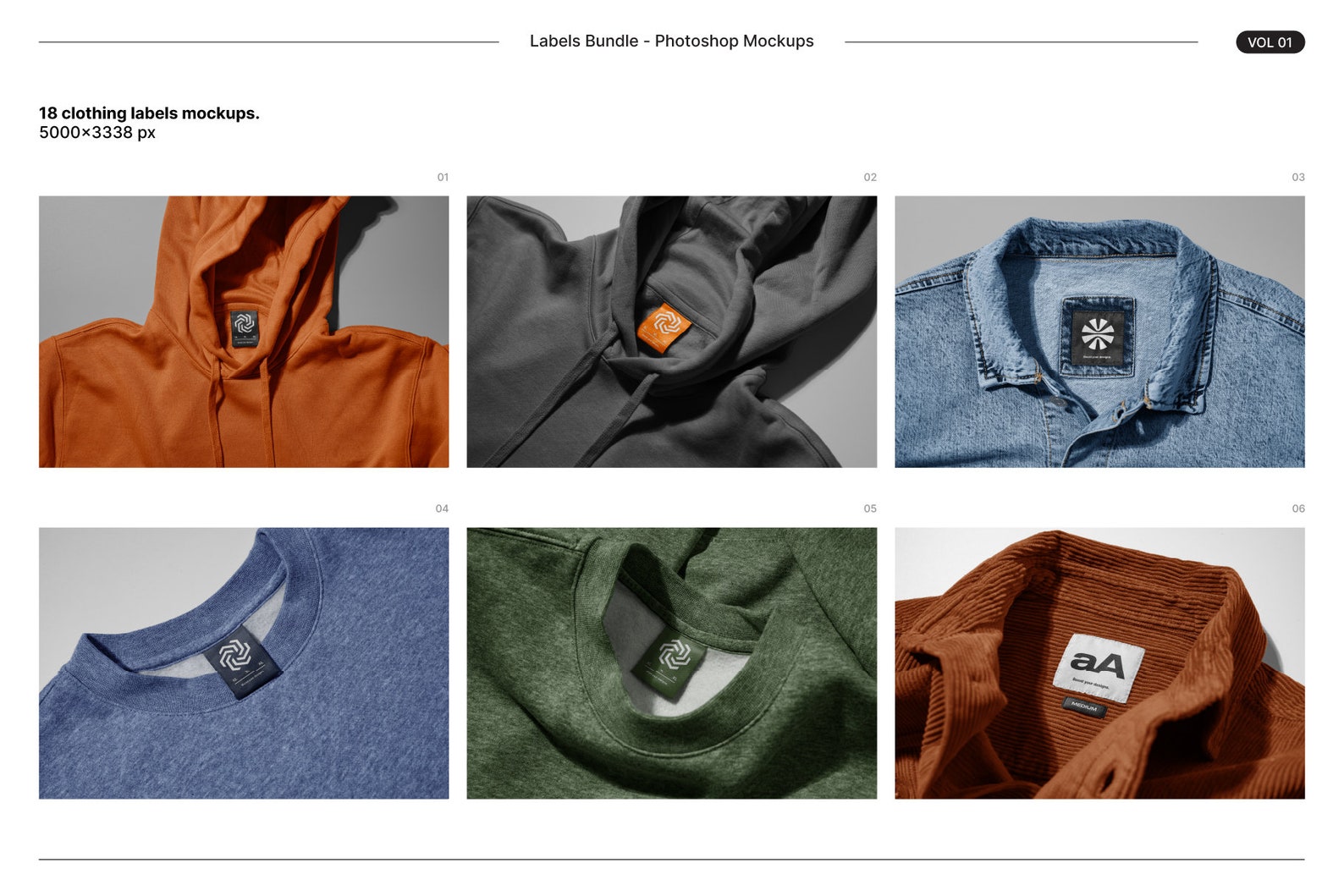 Clothing Tags Logo Mockups - Etsy