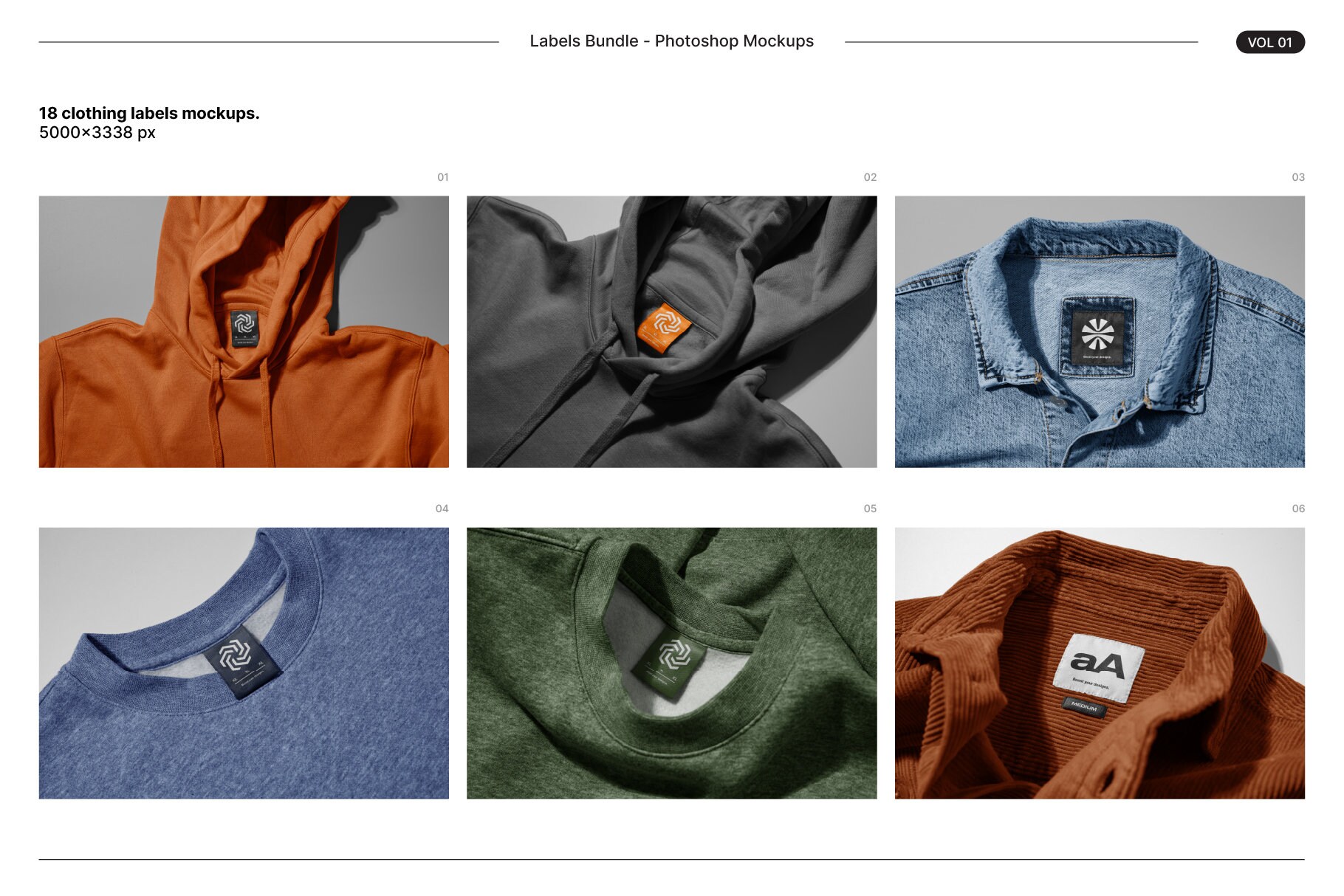 Clothing Tags Logo Mockups - Etsy