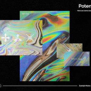 Holo Liquid Noise Textures | Mega Pack - Etsy