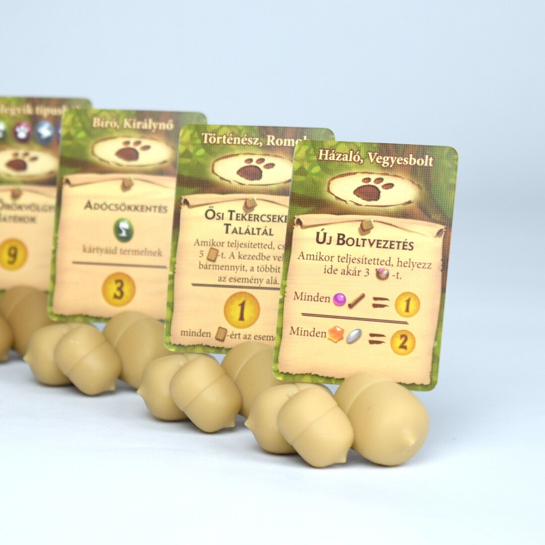 Everdell Acorn Event Card Stands Set - Etsy