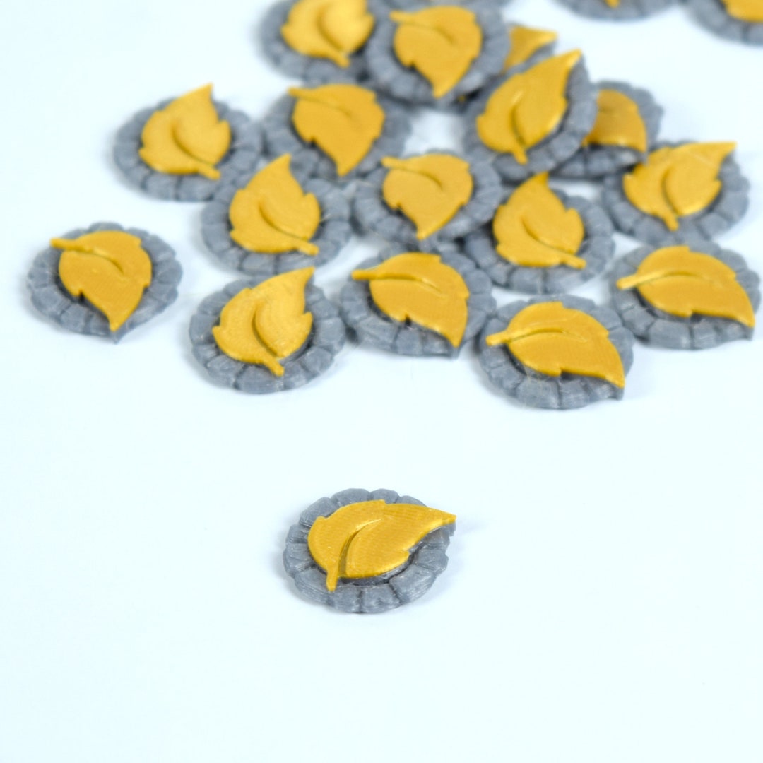 Everdell Golden Leaf Door Tokens for Newleaf | Everdell New Leaf ...