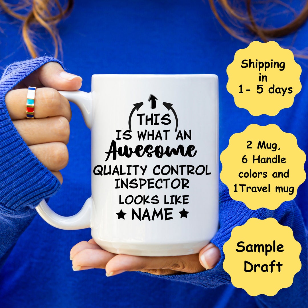 Quality Control Inspector,inspector Gift, Inspector Mug, Quality ...