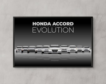Honda Accord Poster - Etsy