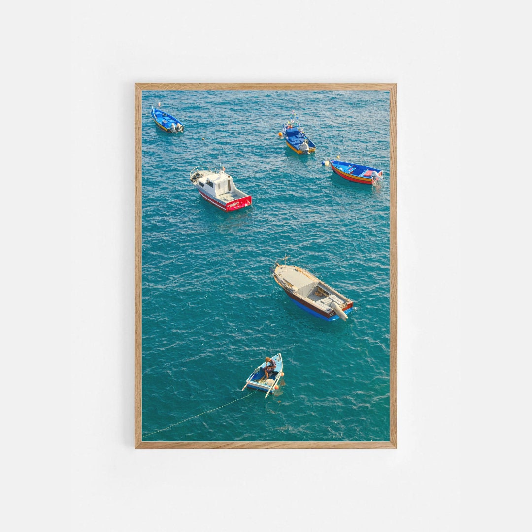 Blue Ocean Poster, Premium Semi-glossy Paper, Wall Art, Câmara De Lobos ...