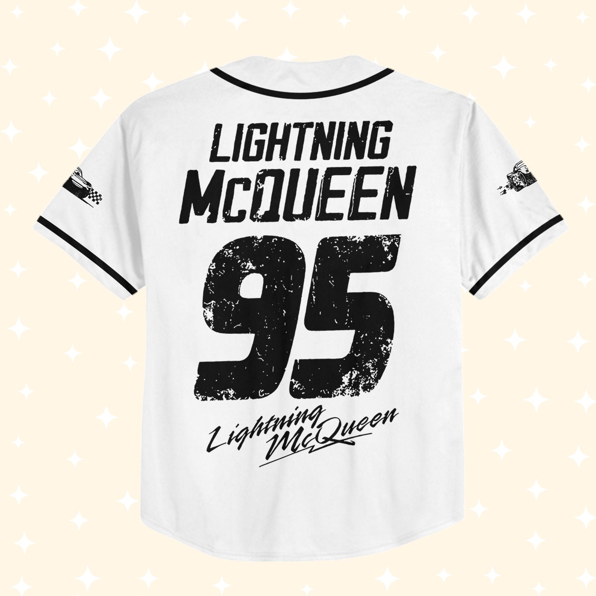 Personalize Cars Lightning Mcqueen Retro Rust-eze Symbol Black - Etsy