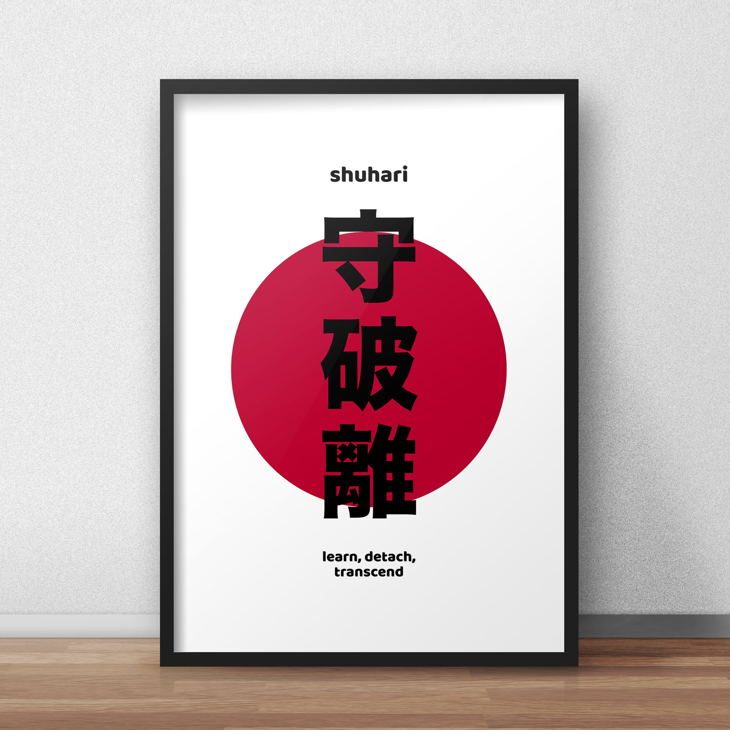 Japanese Concept 'shuhari' Stages of Mastery - Etsy