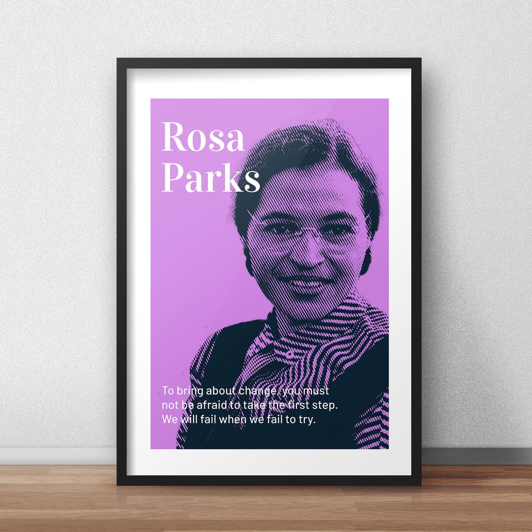 Inspirational Women | Rosa Parks - Etsy