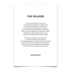 Poem by Rupert Brooke 'the Soldier' – There’s Some Corner of a Foreign Field That is for Ever ...