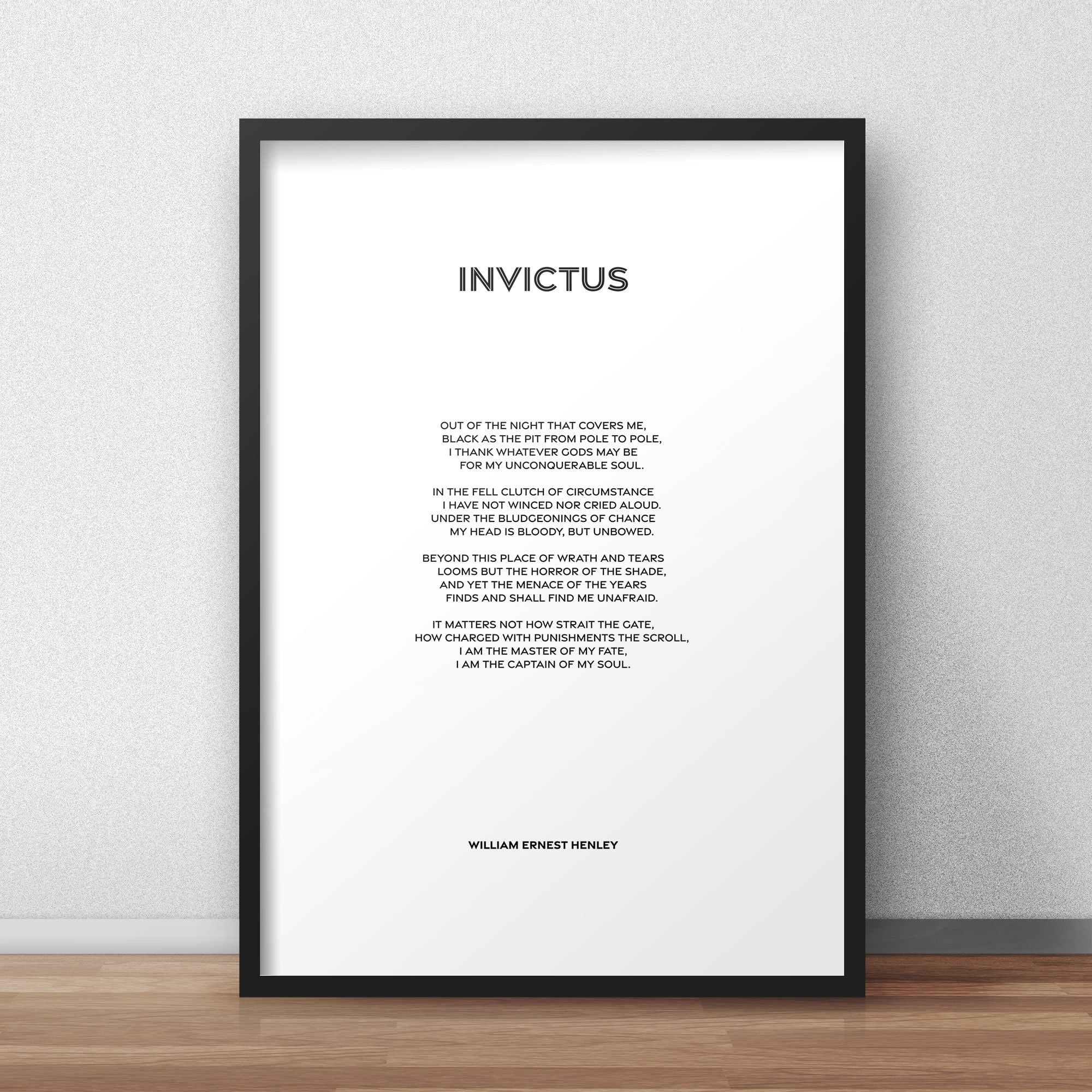 Invictus Poem Wallpaper