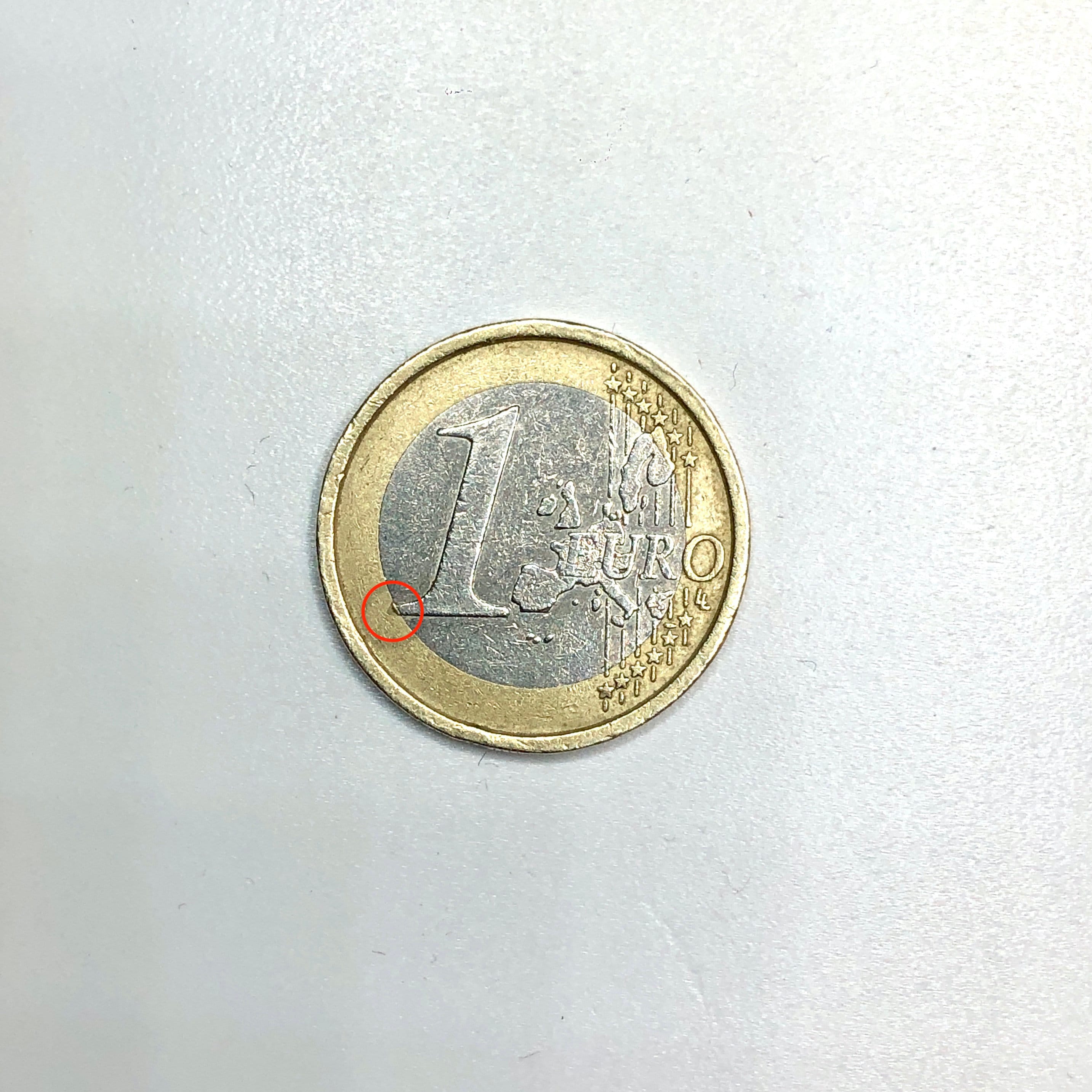 1 euro munt Italië 2002 met ZELDZAAM muntdefect, 31 - Etsy Nederland