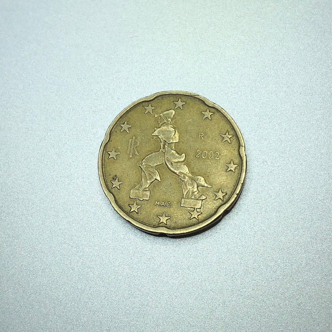 20 Euro Cent Coin 2002, Italy - Etsy