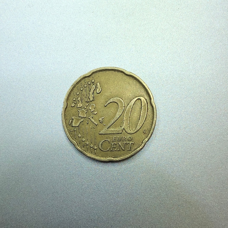 20 Euro Cent Coin 2002, Italy - Etsy