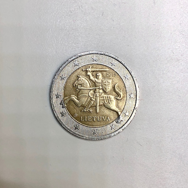Moneta da 2 euro Lietuva 2015 Lituania, n.46 - Etsy Italia